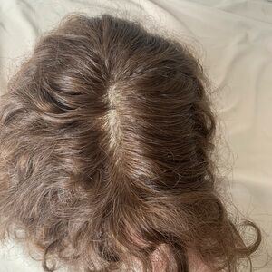 Hair | Human Hair Curly Topper Natural 2c Curls Wig | Poshmark